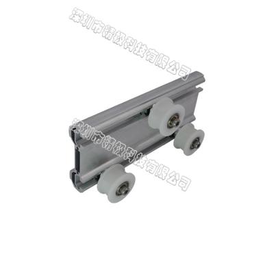 China Female Aluminum Alloy Connector AL-89 Three Roller Slider For Production Line for sale