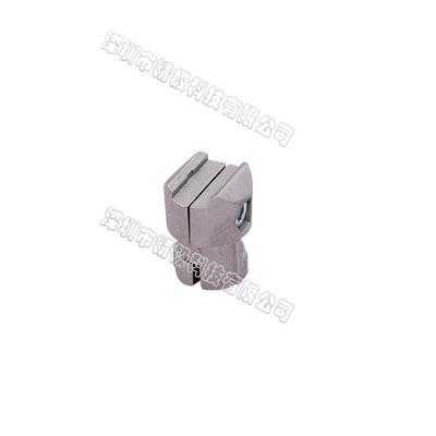 China Inner Type Aluminum Alloy Connector Diameter 28mm Sandblasting Silver for sale