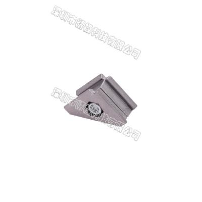 China AL-35 Aluminum Tubing Joints Triangle Reinforcement Accessories For Rack for sale