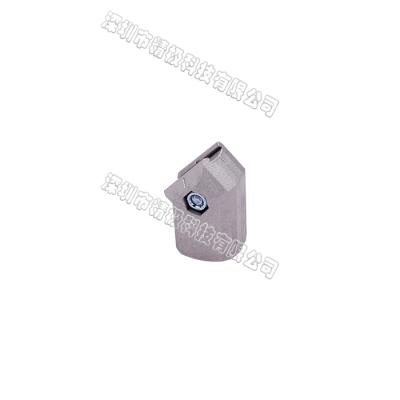 China AL-3 28mm Aluminum Alloy Tube Lean Connector External 45 Degree Support for sale