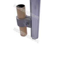 China Clamp Fixed Aluminum Pipe Fittings Joint AL-72 Silver White Flexible for sale