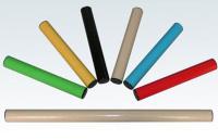 China 28MM ABS Cover Iron Glossy Coated Lean Pipe , Bright Color Composite Pipe for sale