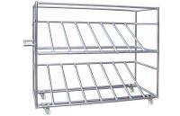 China Modular System Stainless Steel Pipe Rack Chrome Plated Connectors for sale
