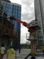 China 31.7m Radius Stationary Concrete Placing Boom HG32Bb Column Design Easy Coupling for sale