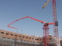 China Smooth Starting Tower Concrete Placing Boom For Special Structure Construction for sale