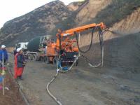 China KC2512W Concrete Spraying Equipment , Robotic Shotcrete Manipulator Diesel Motor Power for sale