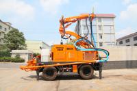 China KC2012W Concrete Spraying Machine , Concrete Pump Sprayer Long Reach Spray Boom for sale