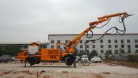 China KC3017 Concrete Pumping Equipment , Shotcrete Machine With Robot Arm 0-18 Km/H Travelling Speed for sale