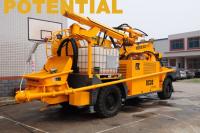 China PLC Control Concrete Spraying Equipment 4 Wheel Drive KC3019 With Manipulator for sale