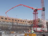 China Static Concrete Placing Boom , Concrete Placement Boom 380V/50Hz 360 Degree Slewing Range for sale