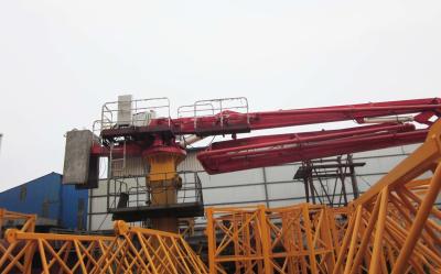 China HG32Bb Climbing Concrete Placing Boom 4 Section Wireless Remote Controlled for sale