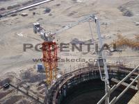 China OEM height Tower Concrete Placing Boom Wireless Remote Control for sale
