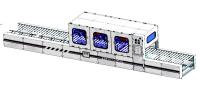 China 800mm Fully Automatic Carton Box Case Packing Line 200-1000mm 5-6 Pieces/M for sale