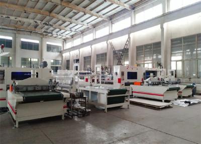 China 63.04kW PUR HPL Acrylic Coating Laminating Machine Auto Cutter 2100-2500mm for sale