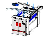 China PVC HPL Hot Melt Laminator PUR Glue Machine 63KW 1300mm Panel Width for sale