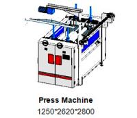 China HPL Acrylic PVC Pasting Machine Hot Melt Glue 800-1300mm 63.04KW for sale