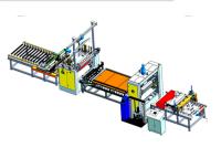 China PVC Film Coating Machine 1300mm Laminating Panel PUR Line 2-50mm Thickness for sale
