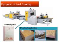 China PVC Film Coating Machine 1300mm Laminating Panel PUR Line 2-50mm Thickness for sale