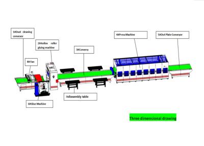 China PUR Hot Melt Coater Laminator 1300mm 30m/min 12.2KW for Whiteboard Panel for sale