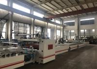 China PVC PET Film Woodworking Laminating Machine 1300mm with Auto Cutter 380V for sale