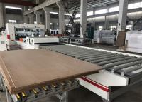 China HPL Acrylic PVC PET PUR Hot Melt Glue Pasting Machine 1000-1300mm Width 70KW for sale