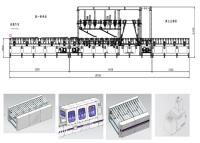 China 11.5kw Fully Automatic Carton Box Case Packing Line with PUR Glue 800mm Working Height for sale