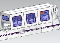 China 11.5kw Fully Automatic Carton Box Case Packing Line with PUR Glue 800mm Working Height for sale