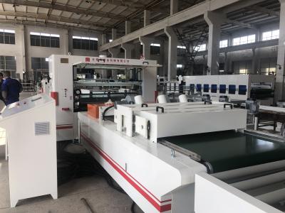 China Industrial Woodworking Coating Laminating Machine for PET Film Acrylic HPL Sheet 1220mm Width for sale