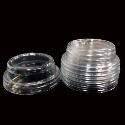 China Custom PET Coffee Cup Lids Thermoformed for Food Packaging for sale