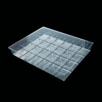 China 24 Cavity PET Ice Cube Tray Food Grade Blister Packaging -18°C Freezer Safe for sale