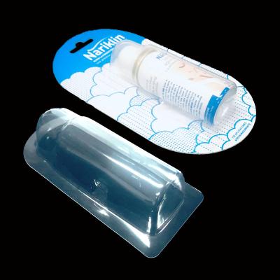 China GRS Certified Custom RPET Nasal Spray Blister Packaging for sale