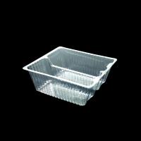 China Custom 2-Compartment PET Food Tray for Snack Packaging for sale