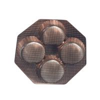 China Custom 4 Cavity Mooncake APET Plastic Tray for Food Packaging for sale