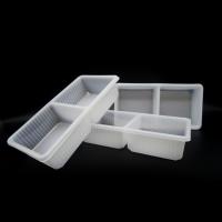 China Custom 2-Cavity Food Grade PP Tray for Pastries and Baked Goods for sale
