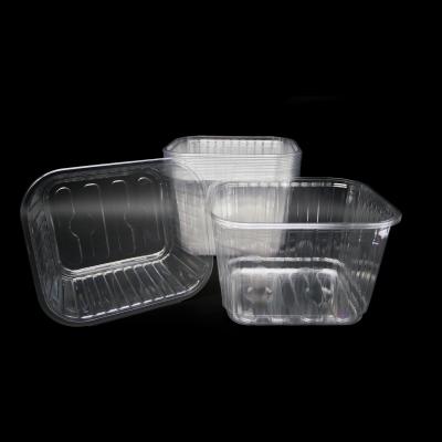 China Custom Food Grade Clear PET Trays for Fruits Vegetables for sale
