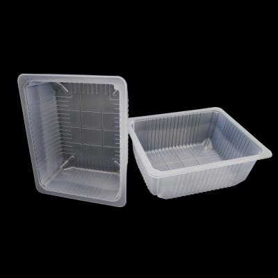 China Food Grade PP Plastic Thermoformed Trays for Vegetables Herbs for sale
