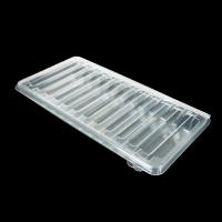 China 12-Cell PET Clamshell Packaging for Diagnostic Test Strips for sale