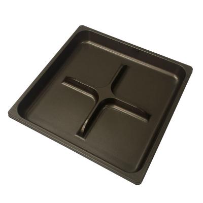 China Custom Coffee Brown PP Bakery Trays Freezer-Safe for Pastry Bread for sale