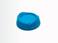 China Custom Food Grade Blue PET Blister Lid Leak-Proof Snap-On Cover for sale