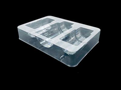 China Clear PET Blister Tray for 3 Medicine Bottles Pharmaceutical Packaging for sale
