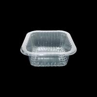 China Food-Grade Clear PET Plastic Cake Box Customizable Dessert Tray for sale