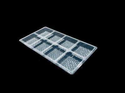 China Custom 8-Cell PET Cake Tray Food-Grade Vacuum Forming Packaging for sale