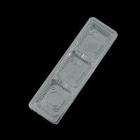 China Custom Food Grade PET Plastic 3-Compartment Bakery Tray for sale