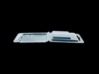 China Custom Food Grade PET Clamshell Packaging with Hanging Tab for sale
