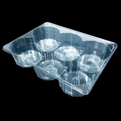 China Custom PET Plastic Blister Tray 6-Slot for Gear Storage for sale