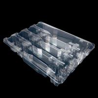 China Custom 4-Cell PET Plastic Blister Tray for Shaft Parts for sale