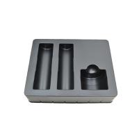 China Custom Black PS Vacuum Formed Tray for Skincare Packaging for sale