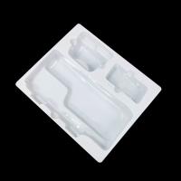 China Custom White PET Thermoforming Tray for Bike Pedal Packaging for sale
