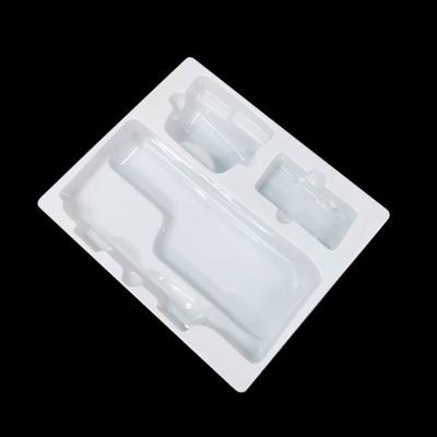 China Custom White PET Thermoforming Tray for Bike Pedal Packaging for sale