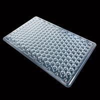 China Custom Cleanroom Manufactured Food Safe PET Plastic Blister Tray for Lens Carrying with Customizable Design for sale